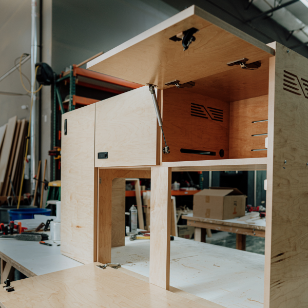 Van Wheel Well Cabinets | Serg Supply - Van Conversion & DIY Essentials ...